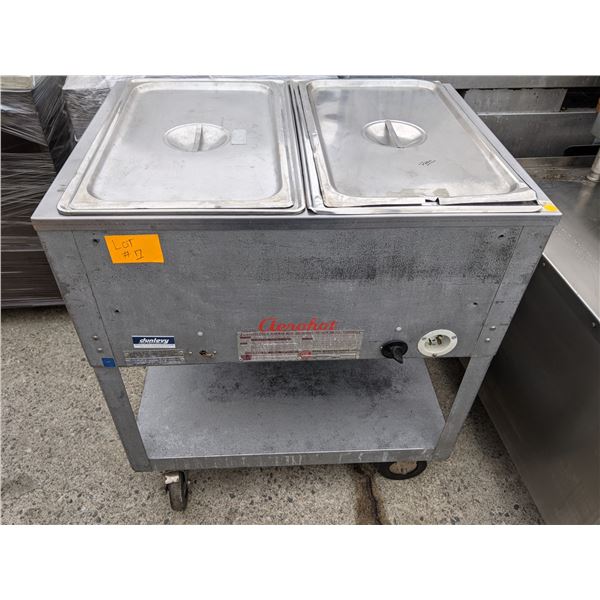 2 Wells Steam Table w/casters by AeroHot - Model: E502 - Retails Over $1000