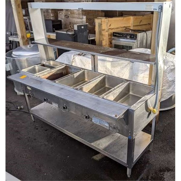 Hatco Glo-Ray Food warmer Steam table w/upright shelving - (approx. 73 ...