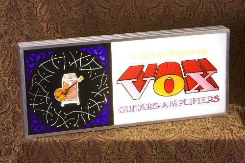 1967 Vox Guitars & Amps Promotional Motion lighted sign