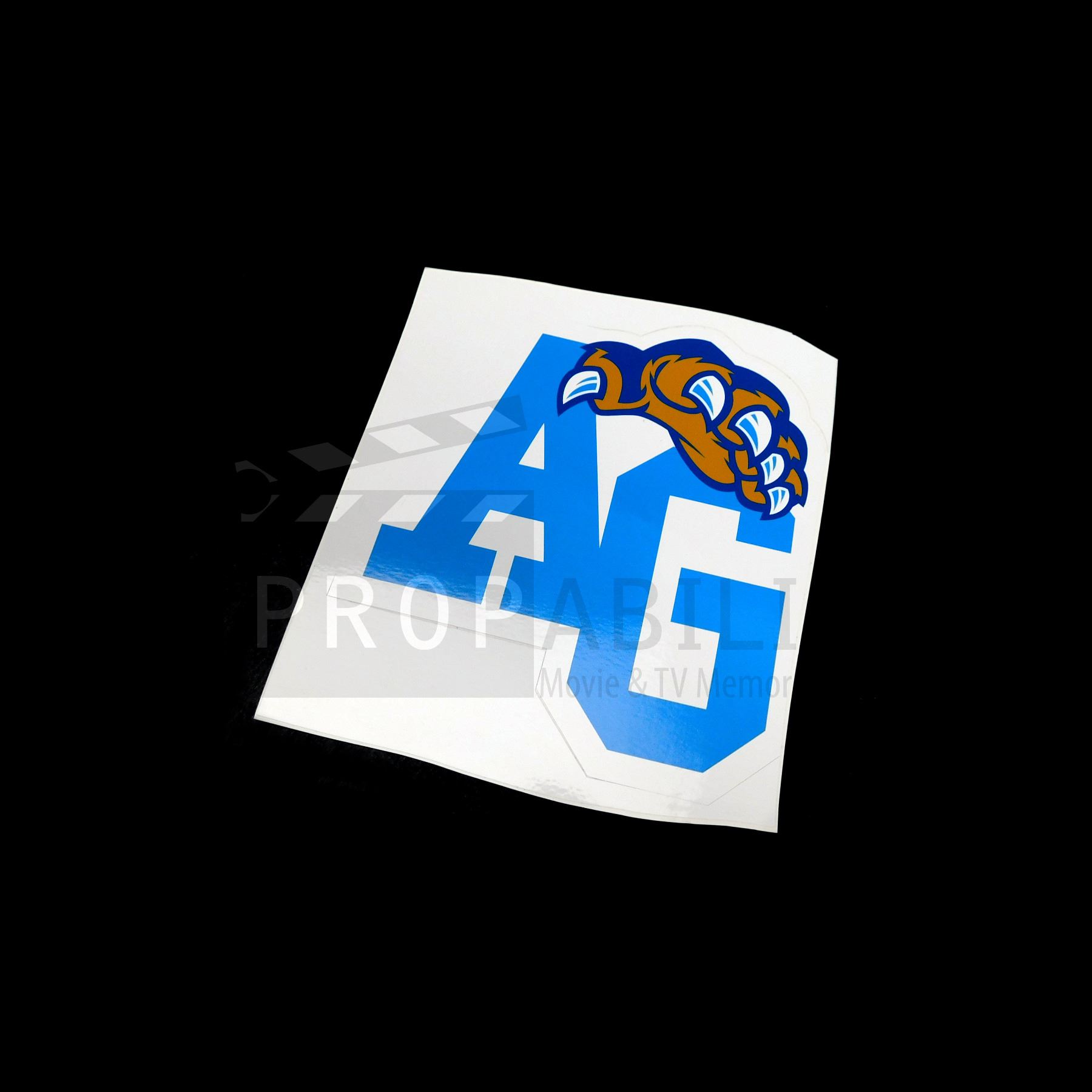 Power Rangers (Lionsgate, 2017) - Angel Grove AG Tiger Paw Sticker Prop ...