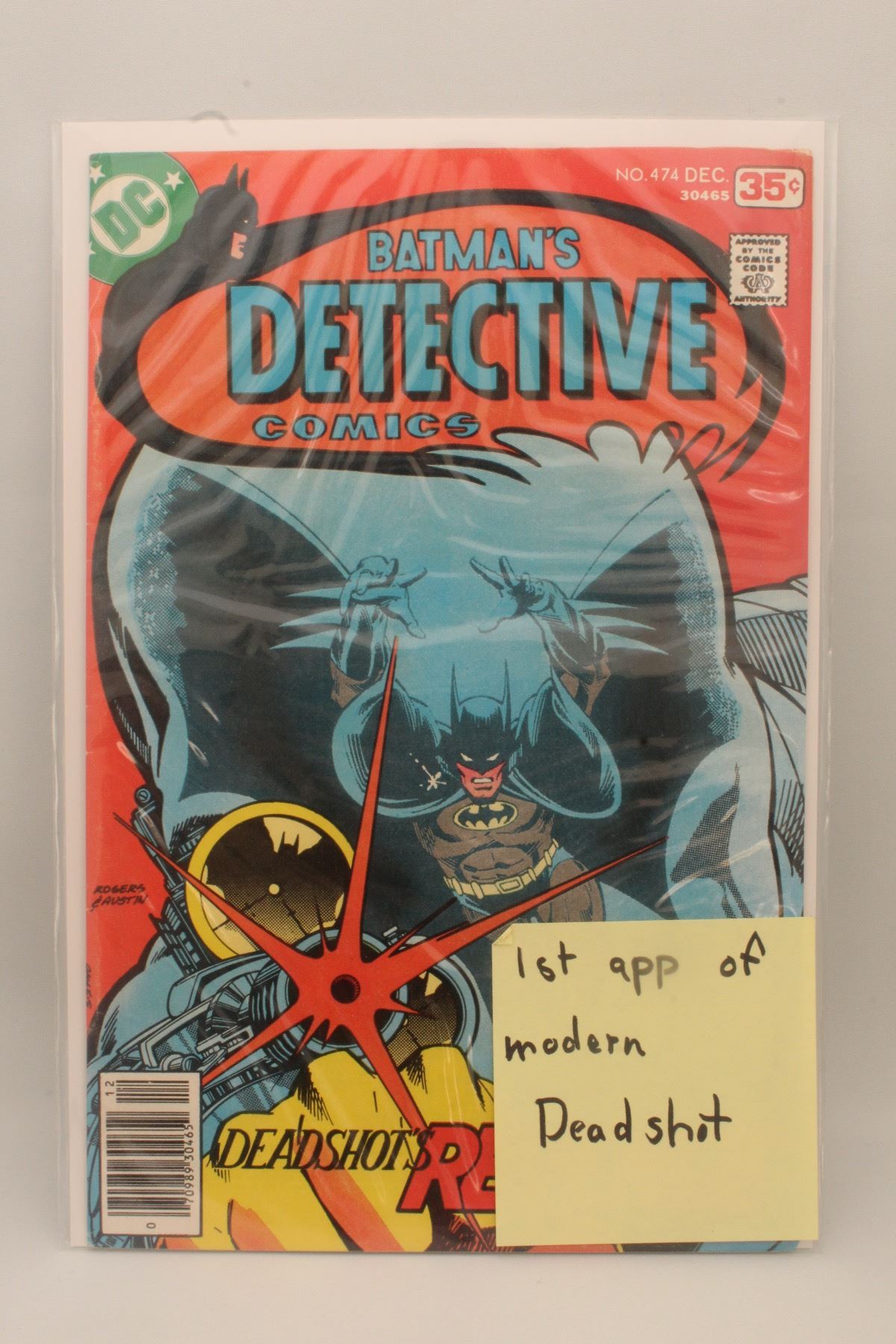 DC Comics Batman's Detective Comics #474 - First Appearance of Modern ...
