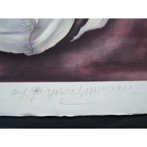 MARCEL MARCEAU Litho + Drawing Mime