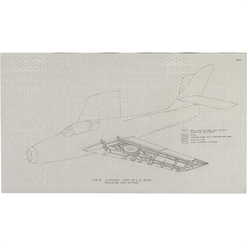 Original Drawings Republic F-84F Thunderstreak