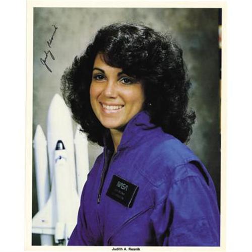 Judy Resnik Signed and Inscribed NASA Photo