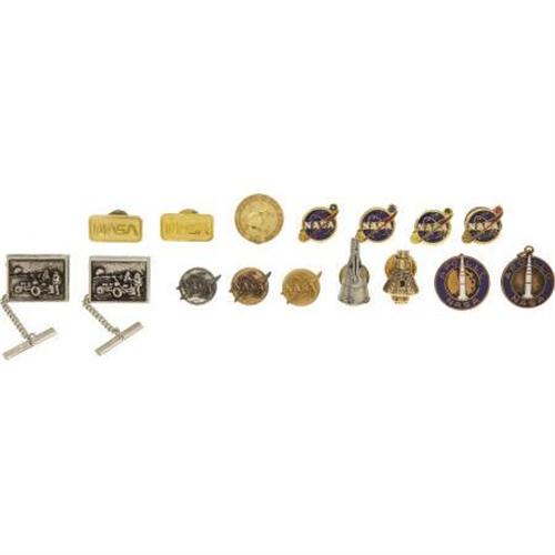 Collection of 17 NASA Service Pins