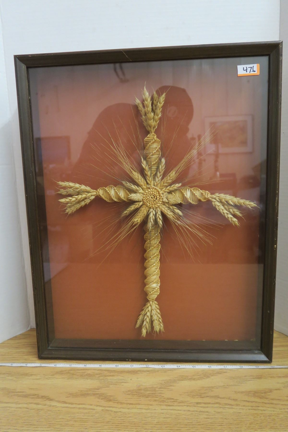 Wheat Weving Shadow Box 15X19