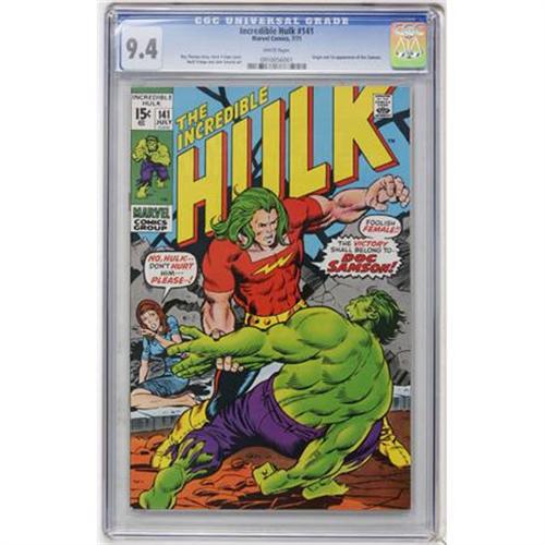 The Incredible Hulk #141 (Marvel, 1971) CGC NM