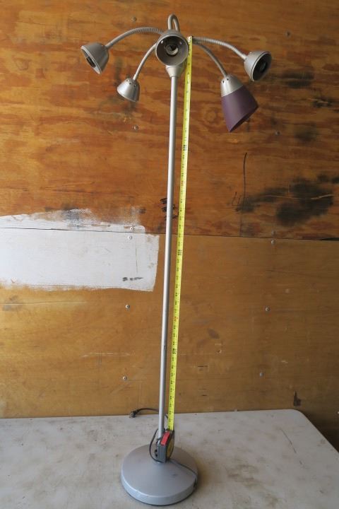 5 Light Adjustable Bendy Lamp - Schmalz Auctions