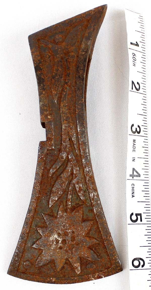 Antique Cast Iron Axe Head