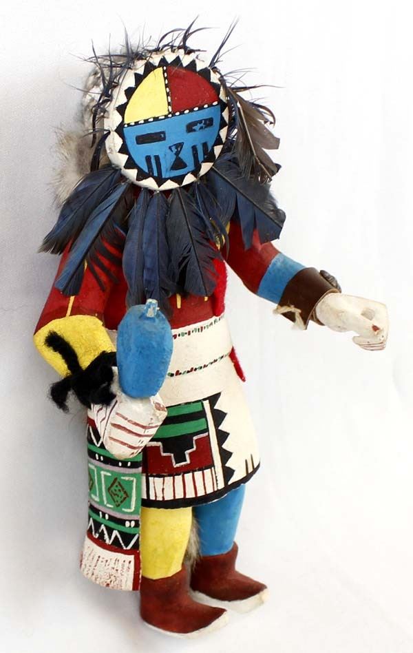 Vintage Hopi Sun God Kachina by Hansen Tungovia
