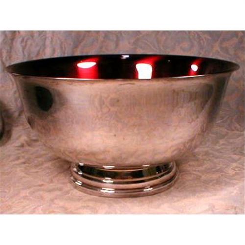 WALLACE Red ENAMEL Silver COLOR Clad BOWL #2077808
