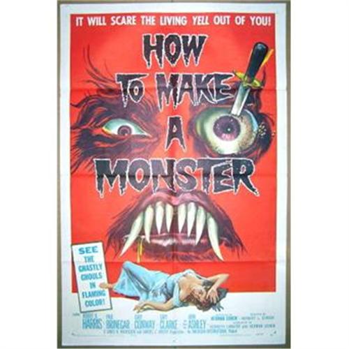 '58 HOW TO MAKE A MONSTER 1 Sheet Poster #2070686