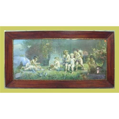 Antique German Art Nouveau Color Lithograph #2084662