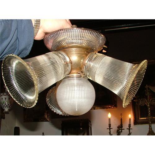 Murano 4 lights ceiling fixture Art Deco #2104522