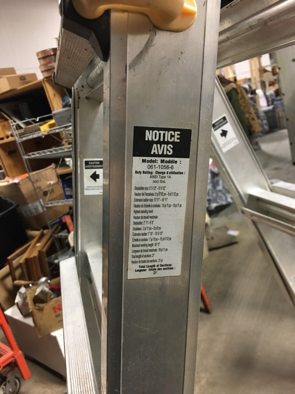 Mastercraft Multi Task Ladder model 061-1056-6