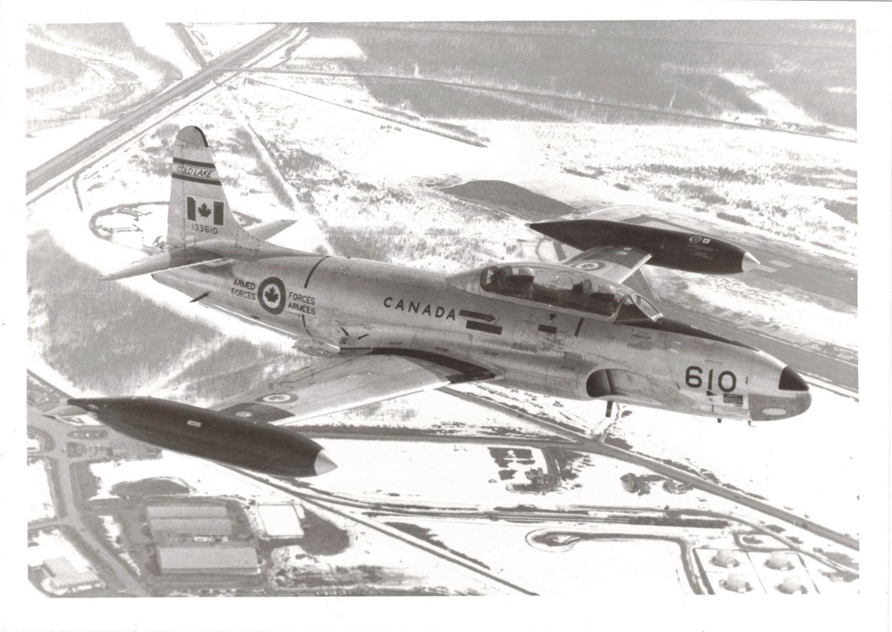 Four Photos of RCAF Fighter Jets and Transport