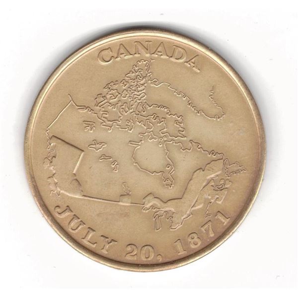 British Columbia Centennial 1971 Commemorative Medallion