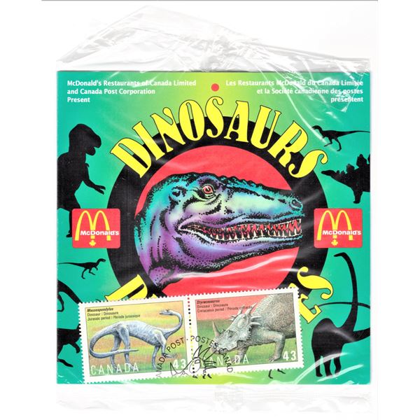 McDonald's/Canada Post Dinosaurs Stamps - 1993