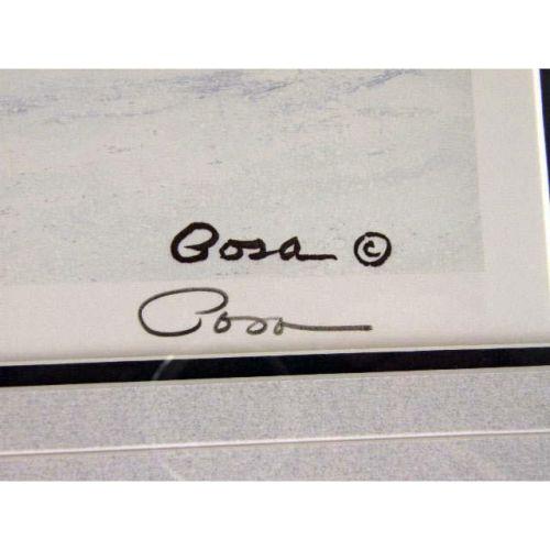 TWO FRAMED ED POSA PRINTS