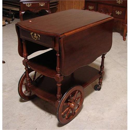 AMERICAN DREW CHERRY TEA CART
