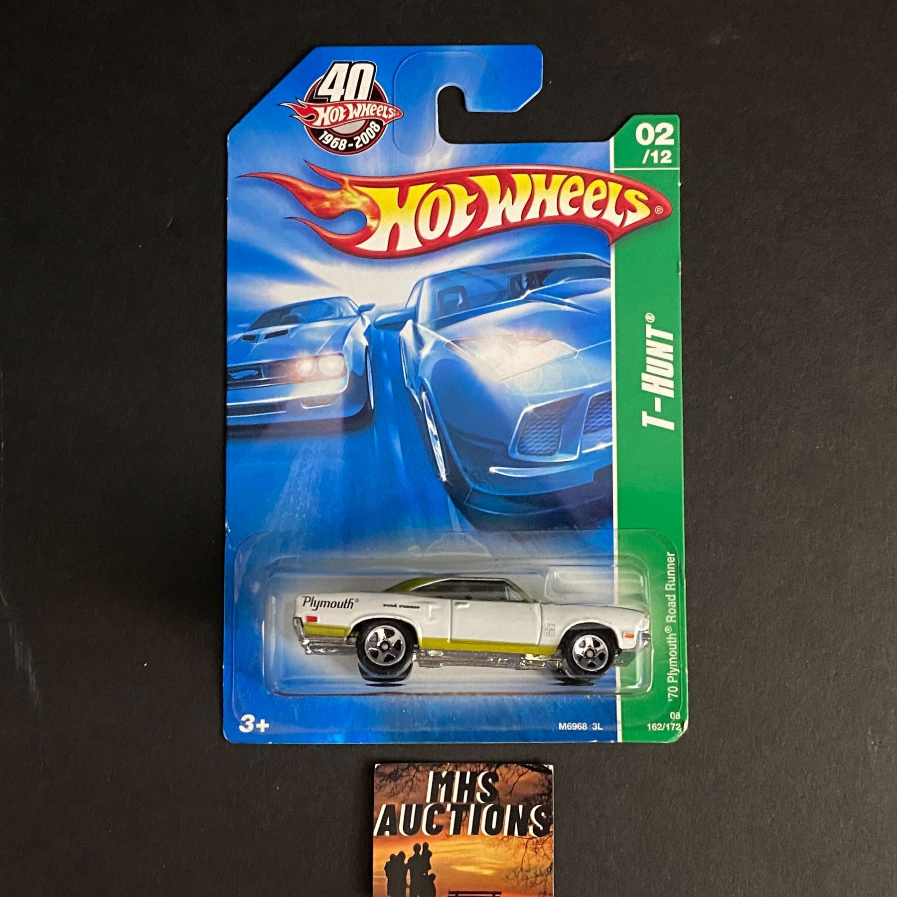 HOT WHEELS TREASURE HUNT 70 PLYMOUTH ROAD RUNNER 1/64TH SCALE
