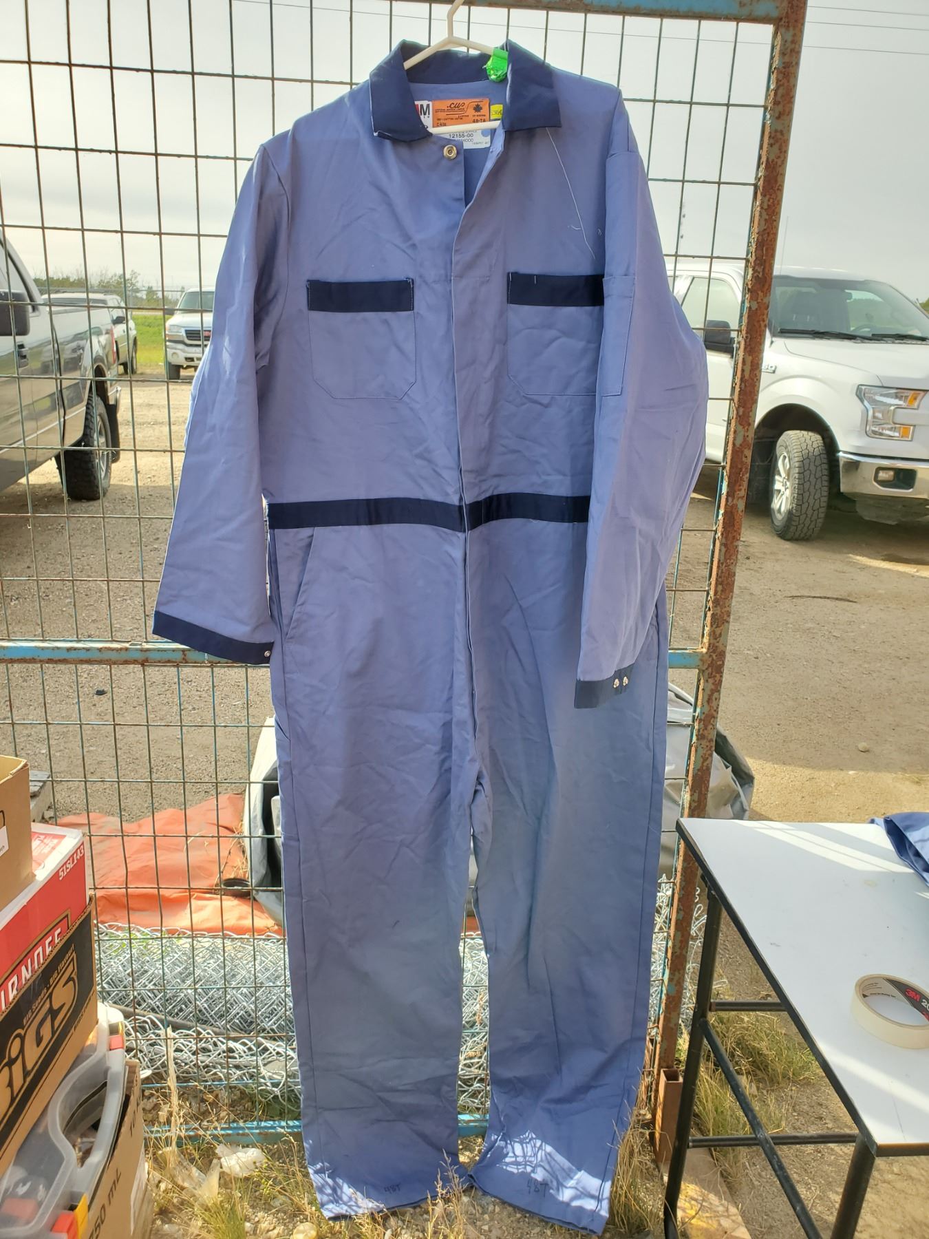 safety overalls size 48 tall
