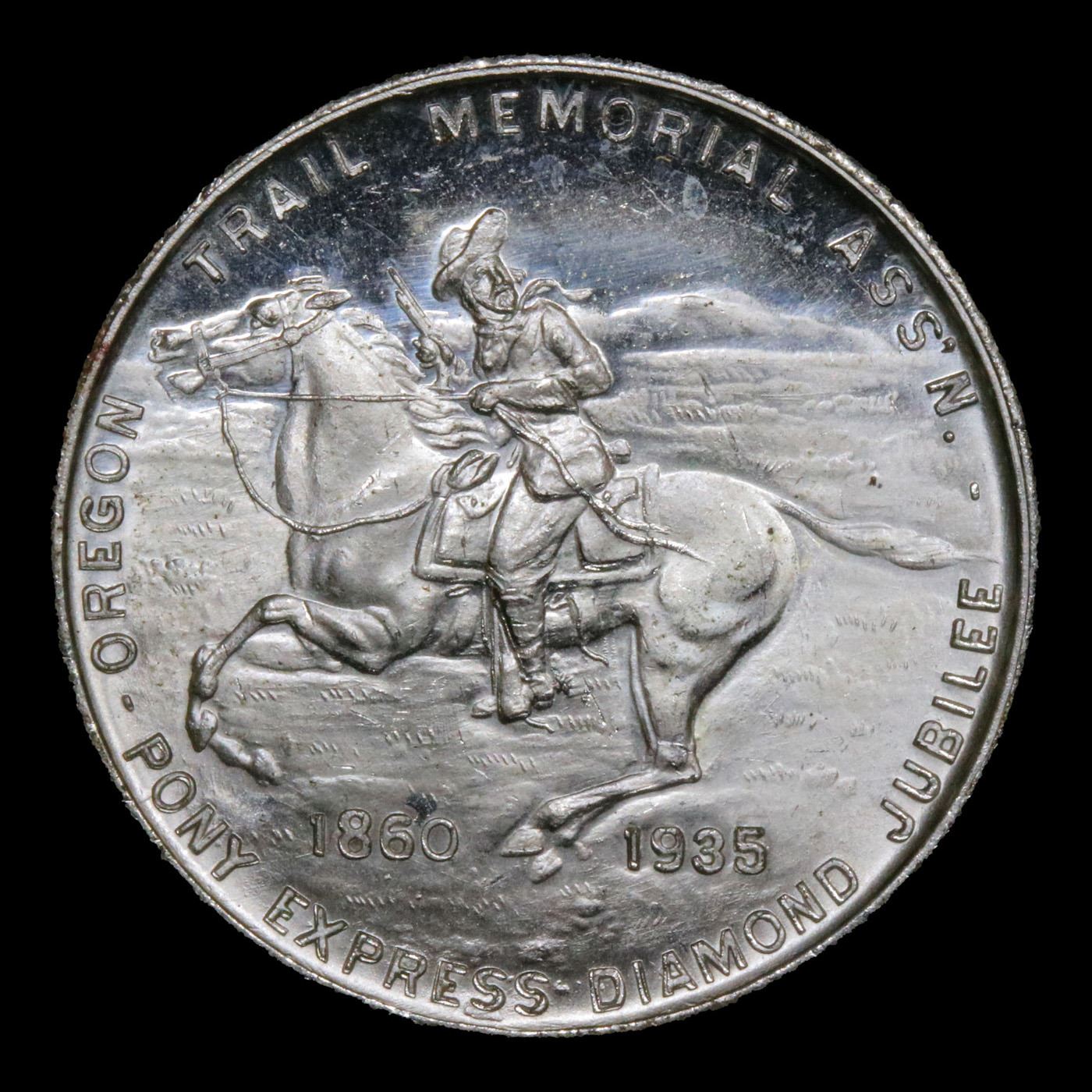 Token Oregon Trail Memorial Assn. 1860-1935 Pony Express Diamond ...