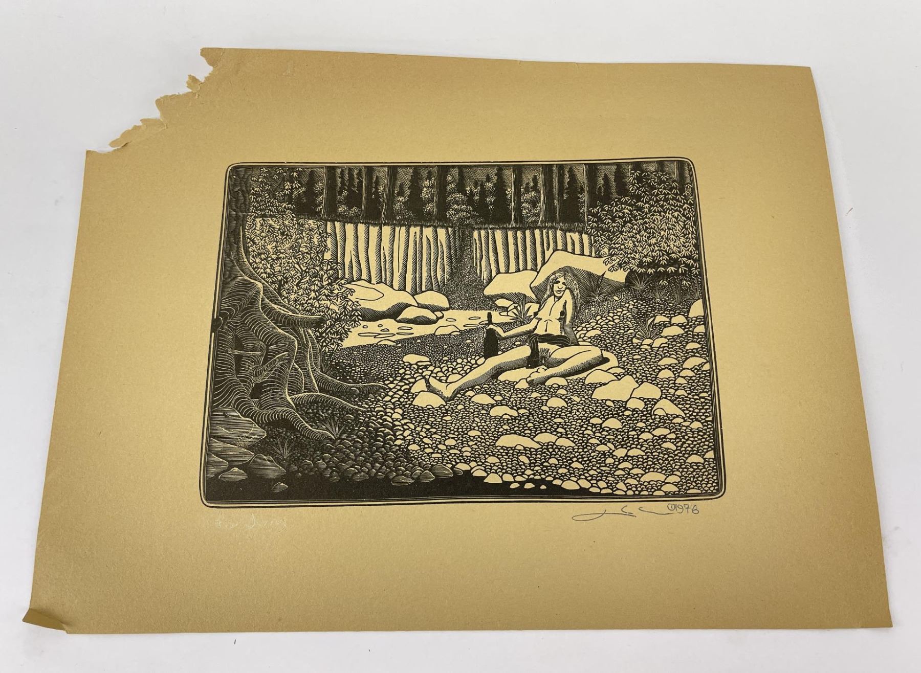 Dirk Lee Missoula Montana Woodblock Print