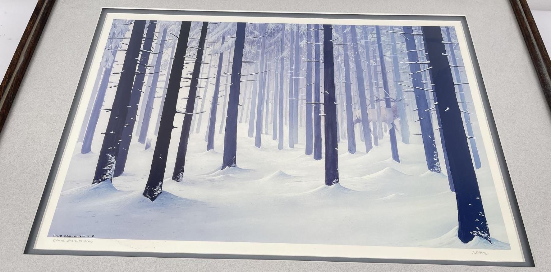 Dave Samuelson Signed Numbered Print Montana