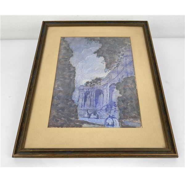 Signed Watercolor Painting