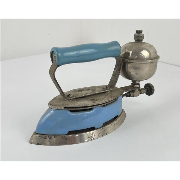 Antique Blue Coleman Iron