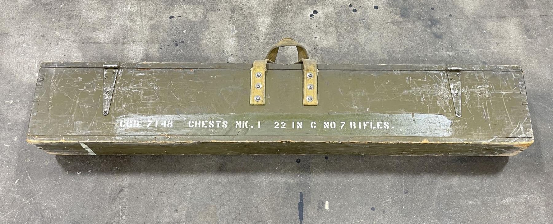 Enfield Sniper Rifle Transit Case Box