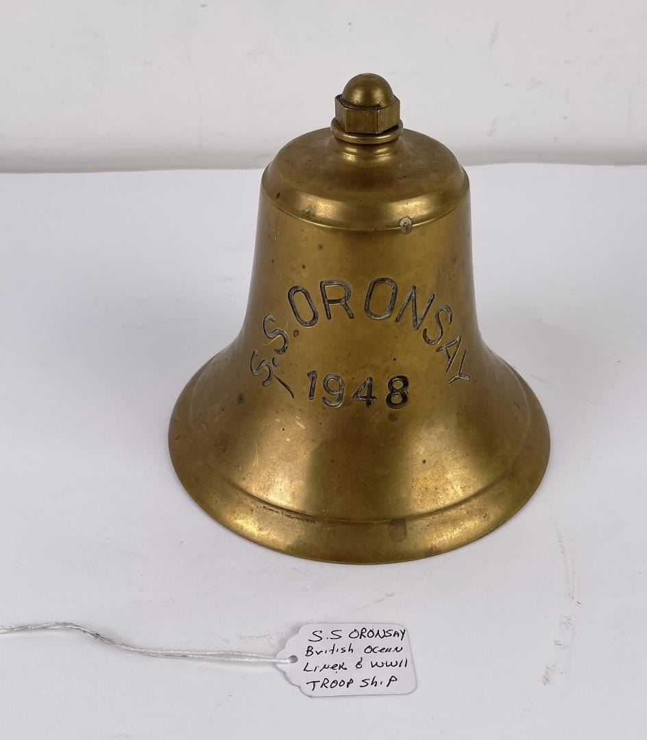 Original SS Oronsay Ship Bell 1948
