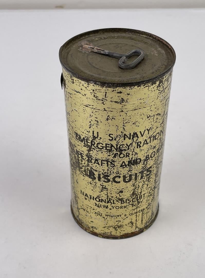 WW2 US Navy Life Raft Ration Biscuits