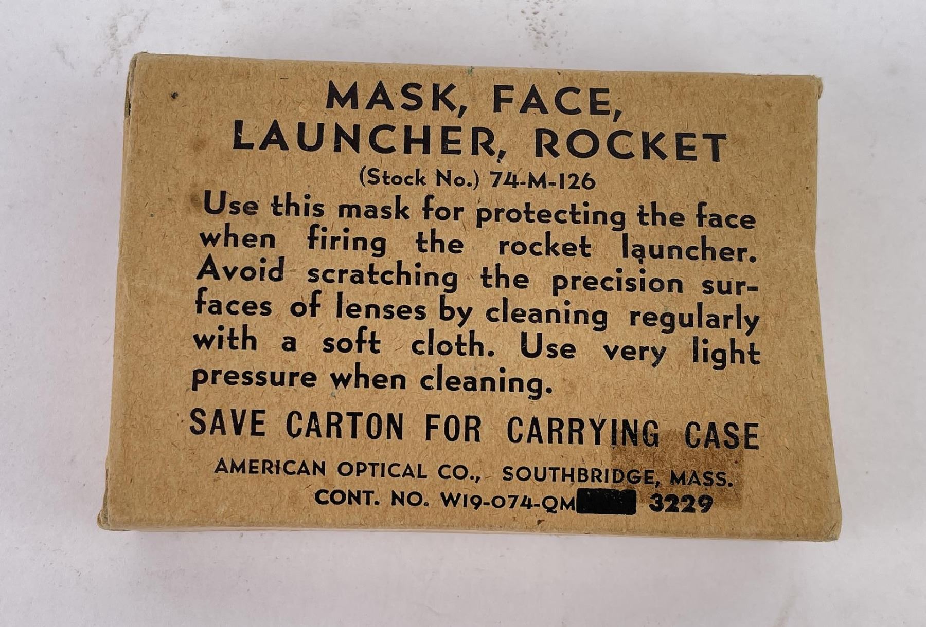 Vietnam War Rocket Launcher Face Mask