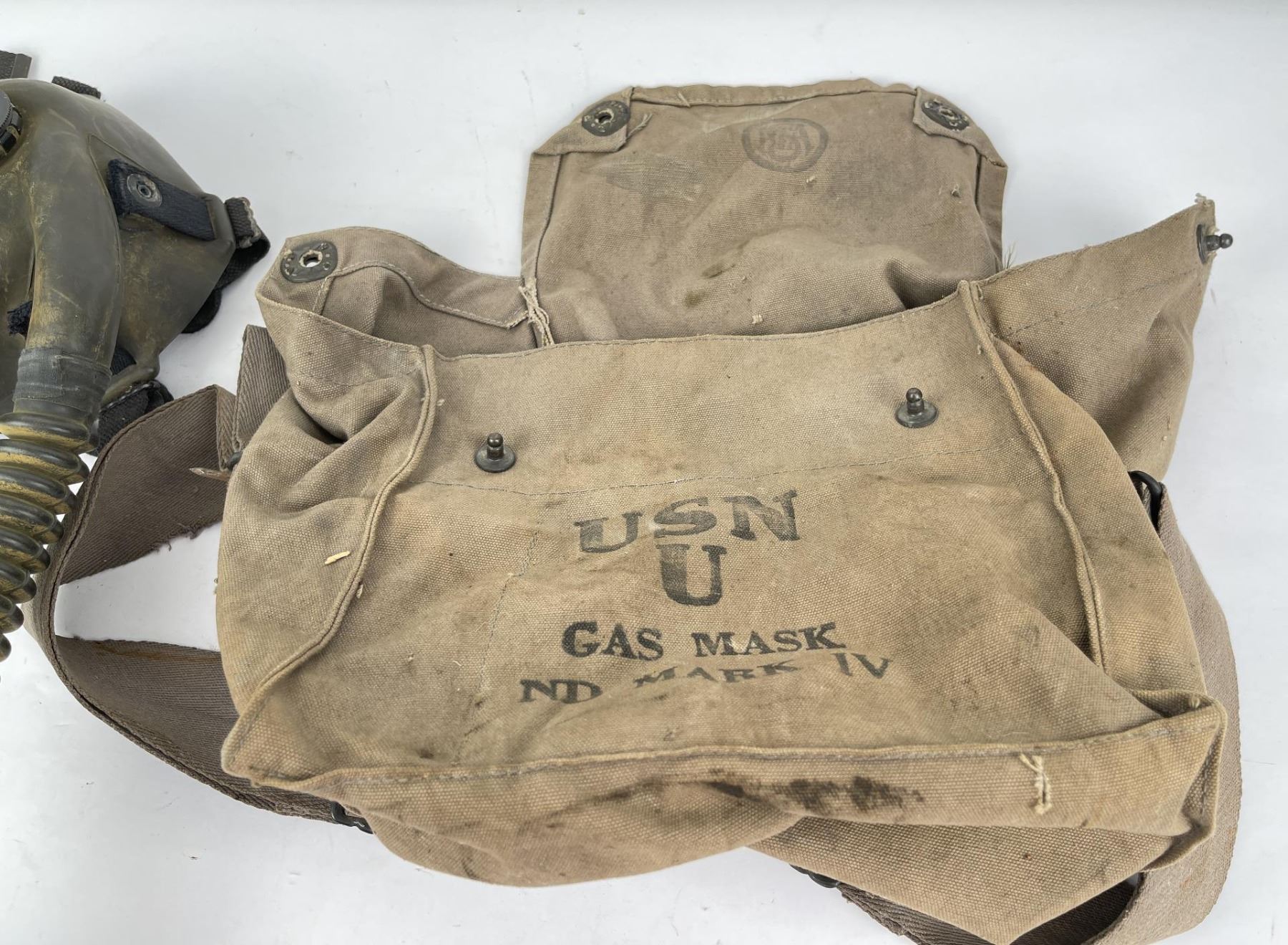 WW2 US Navy Mark IV Gas Mask