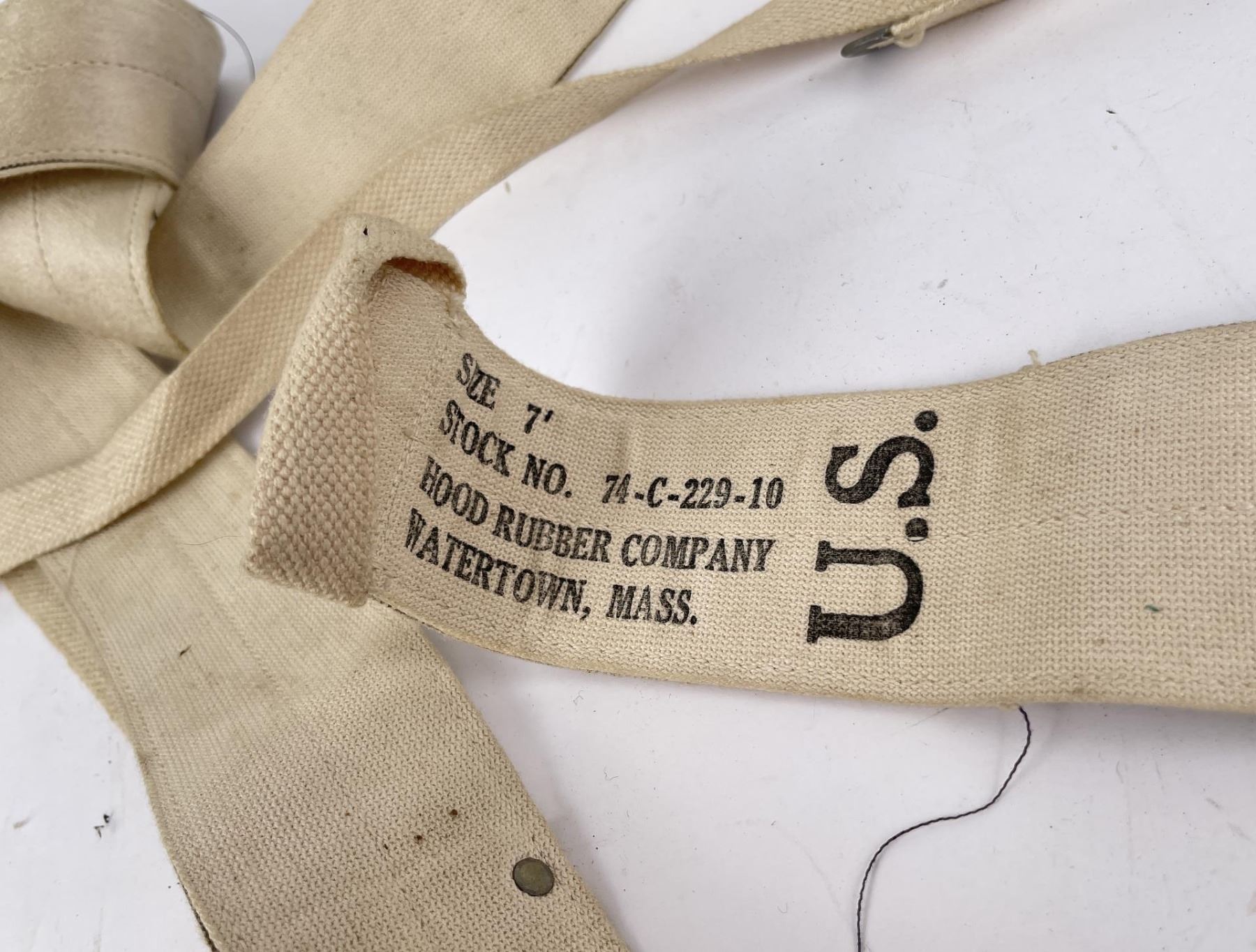 US Army White Web Flag Carrier Harness