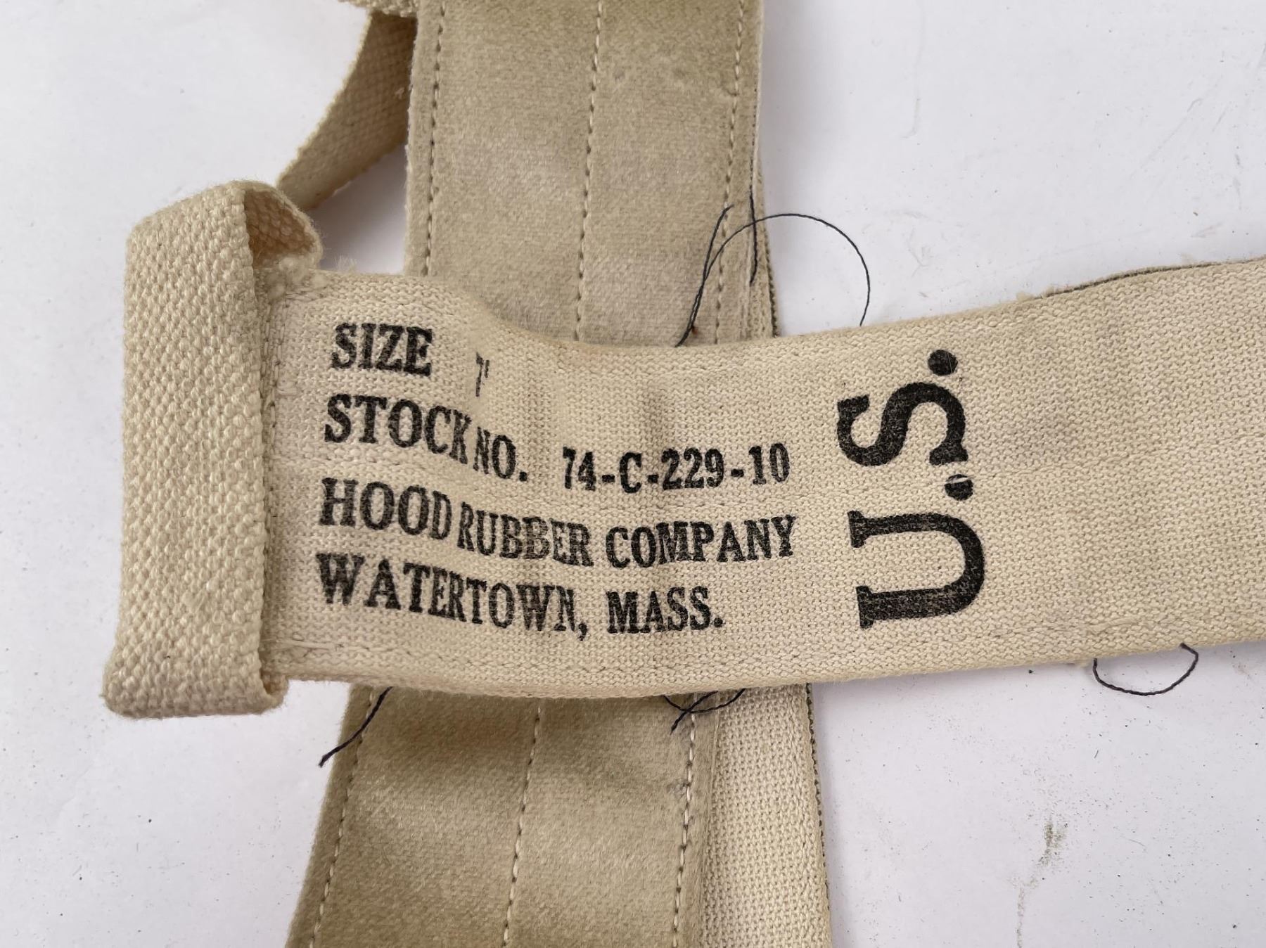 US Army White Web Flag Carrier Harness