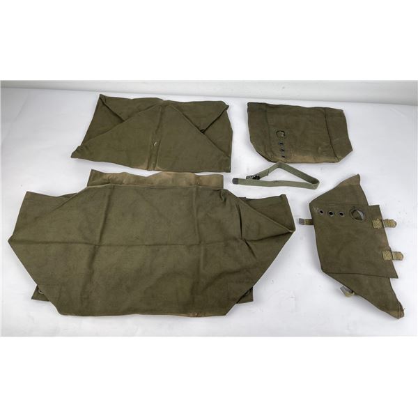Set of WW2 Canvas Artillery Covers