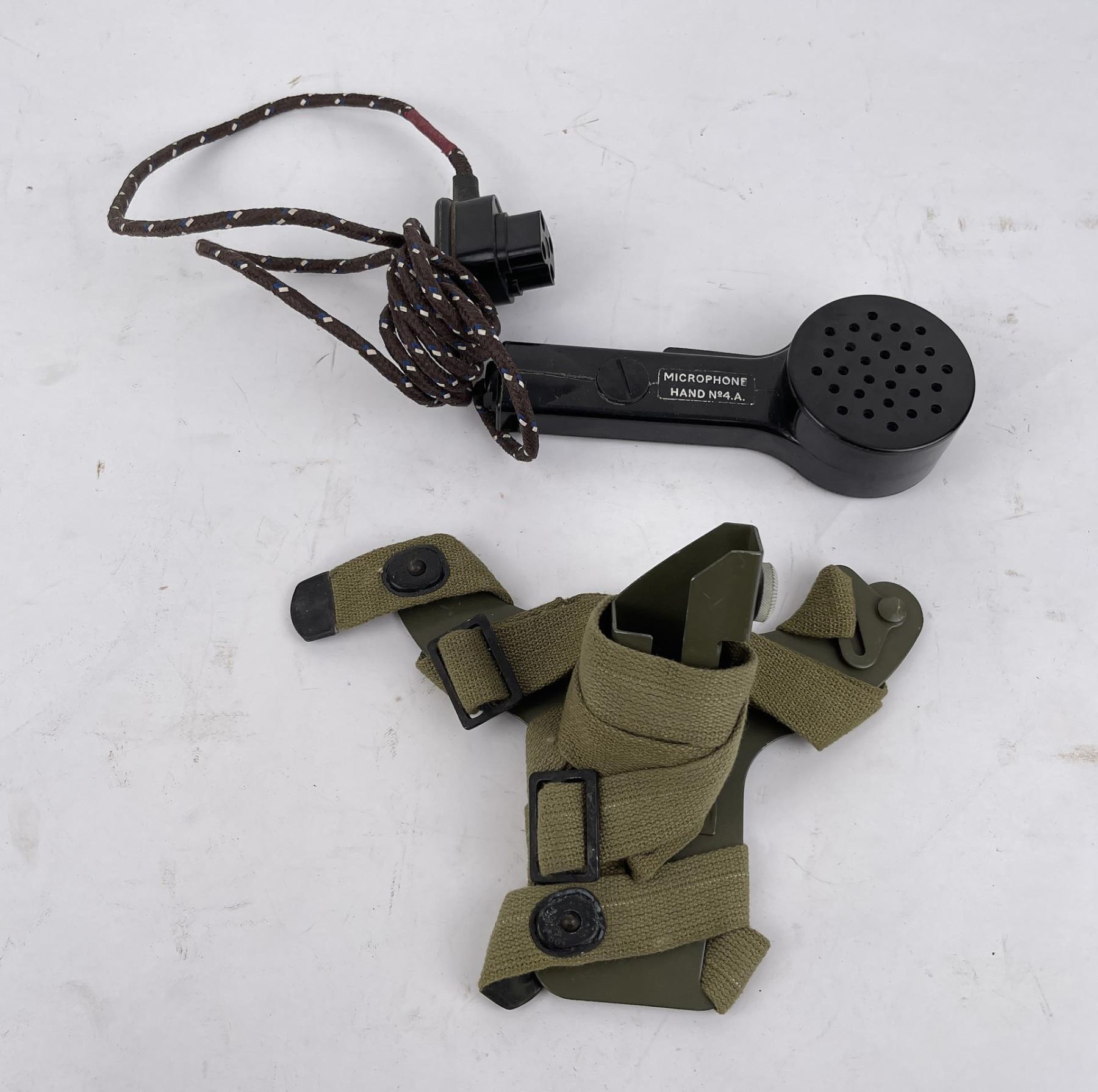 WW2 US Hand Microphone 4 Chest Bracket