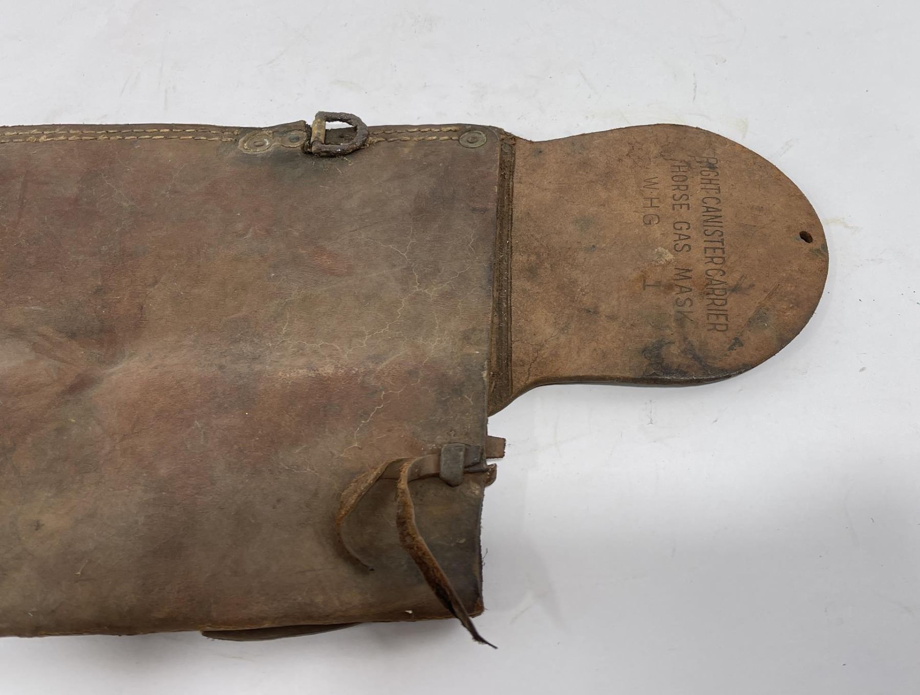 WW1 US Cavalry Horse Gas Mask Bag