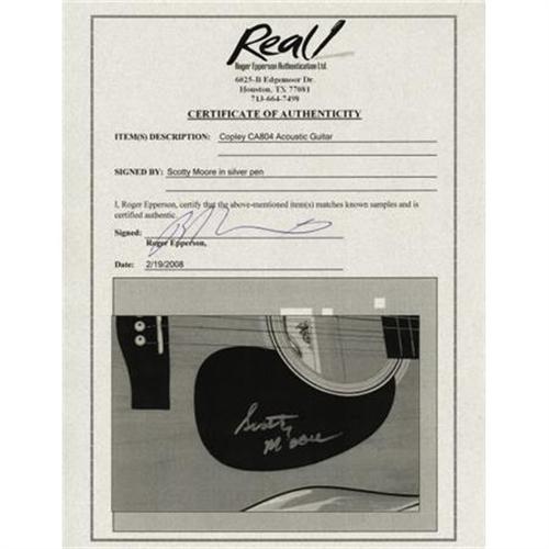 Scotty Moore Signed Guitar