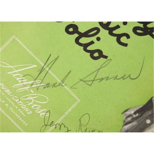 Hank Williams Signed Country Music Folio