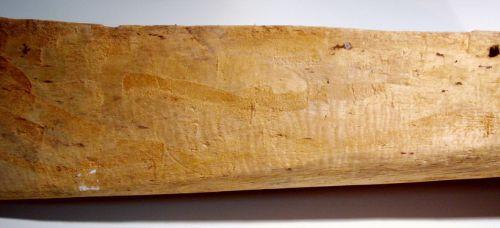 A SUPERB AND RARE TORRES STRAIT DUGOUT CANOE,