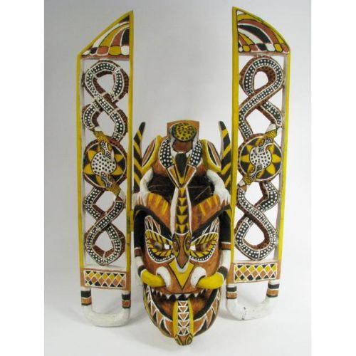 A MALAGAN CEREMONIAL MASK (tatanua), of wood