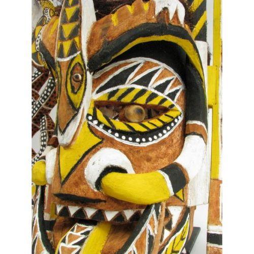 A MALAGAN CEREMONIAL MASK (tatanua), of wood