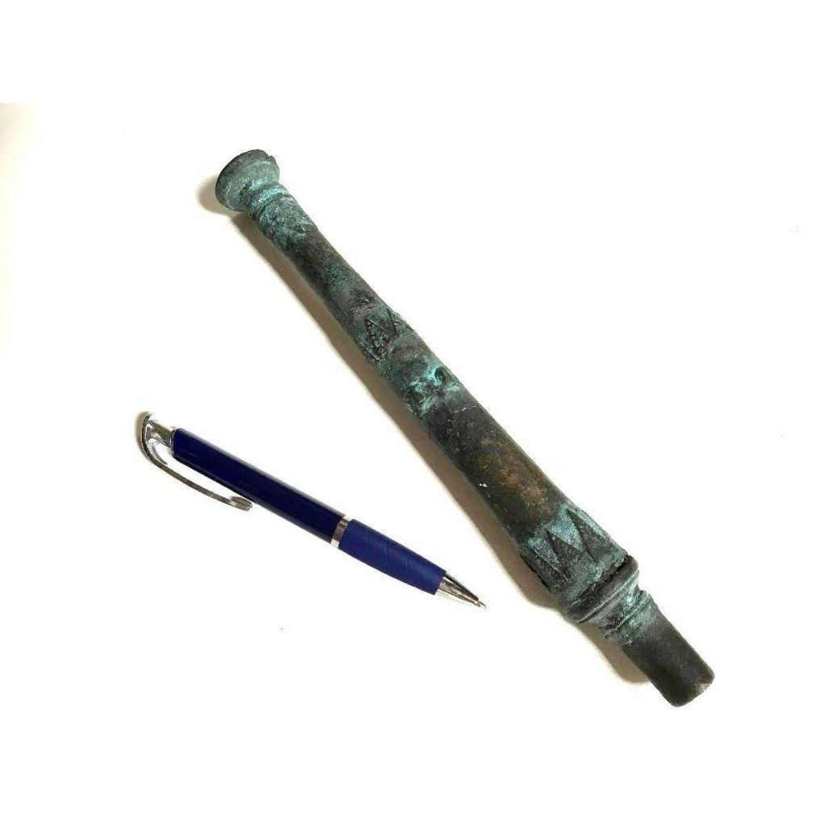 Small Antique Bronze Hand Cannon
