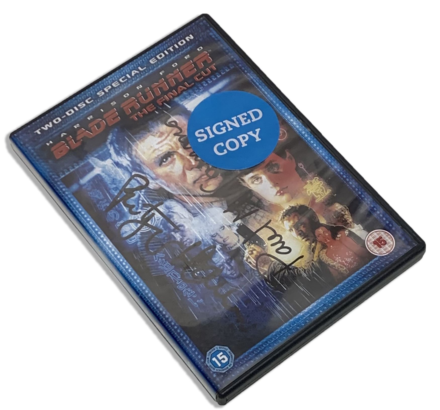 Blade Runner (1982) - Rutger Hauer and Paul M Sammon Signed DVD Sleeve