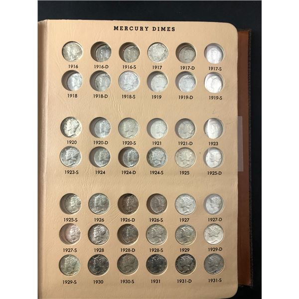Mercury Dime Collection 1916//1945-S
