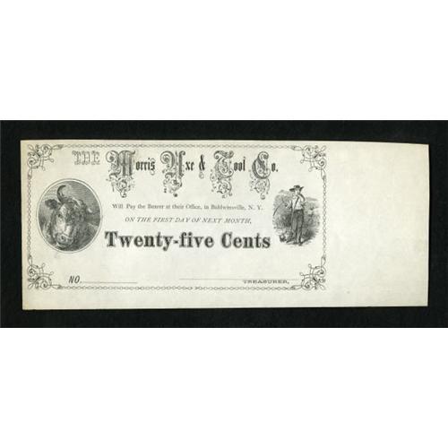 Baldwinsville, NY- Morris Axe & Tool Co. 25c